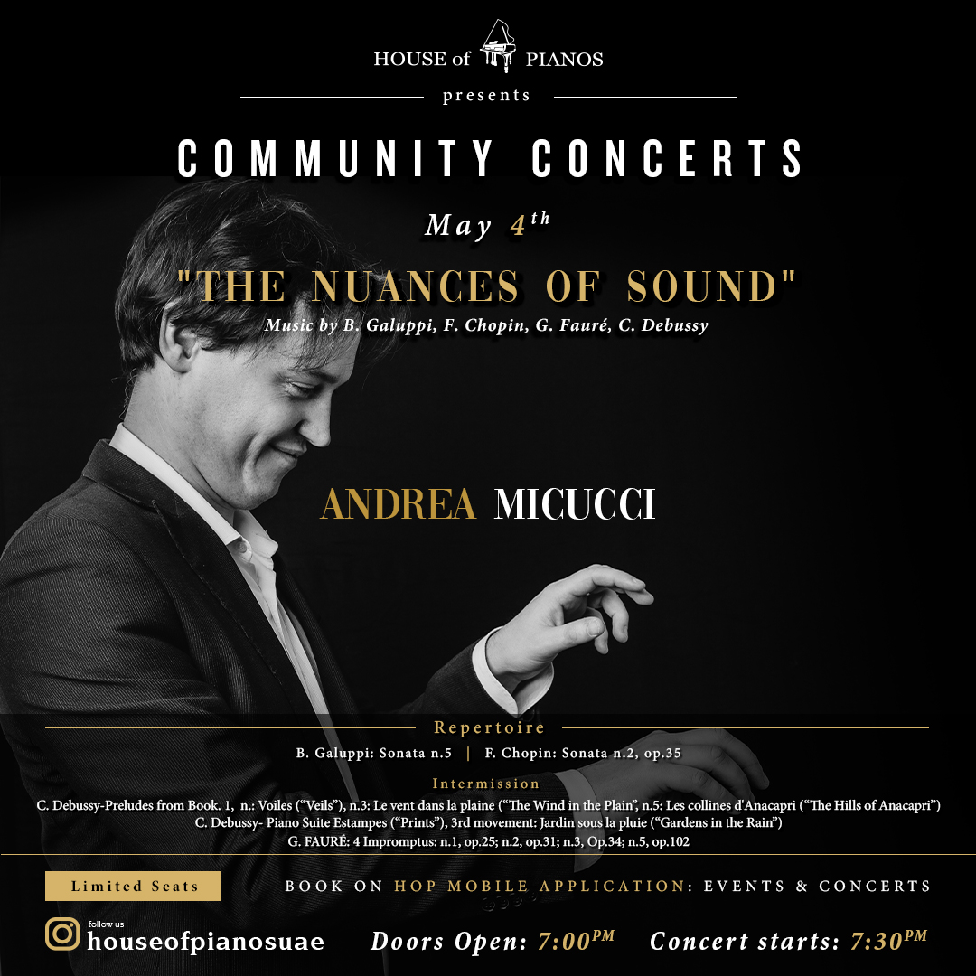 COMMUNITY CONCERTS — HOUSE OF PIANOS