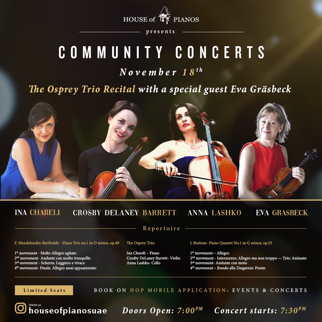 COMMUNITY CONCERTS — HOUSE OF PIANOS
